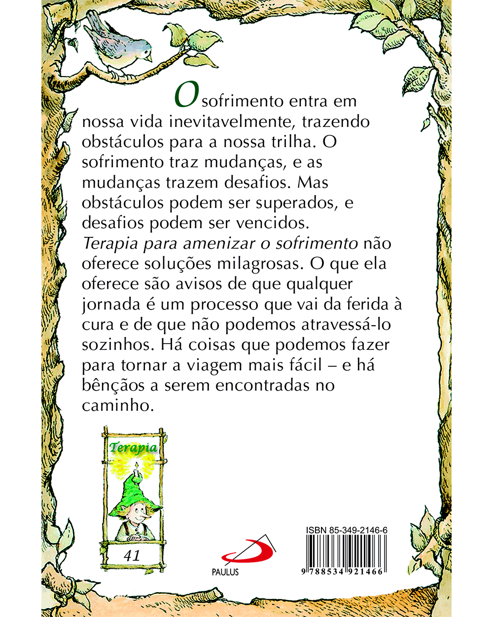 Terapia para amenizar o sofrimento - Paulus Editora