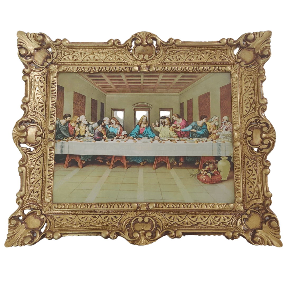 Quadro - Santa Ceia - 50x70 - Paulus Editora